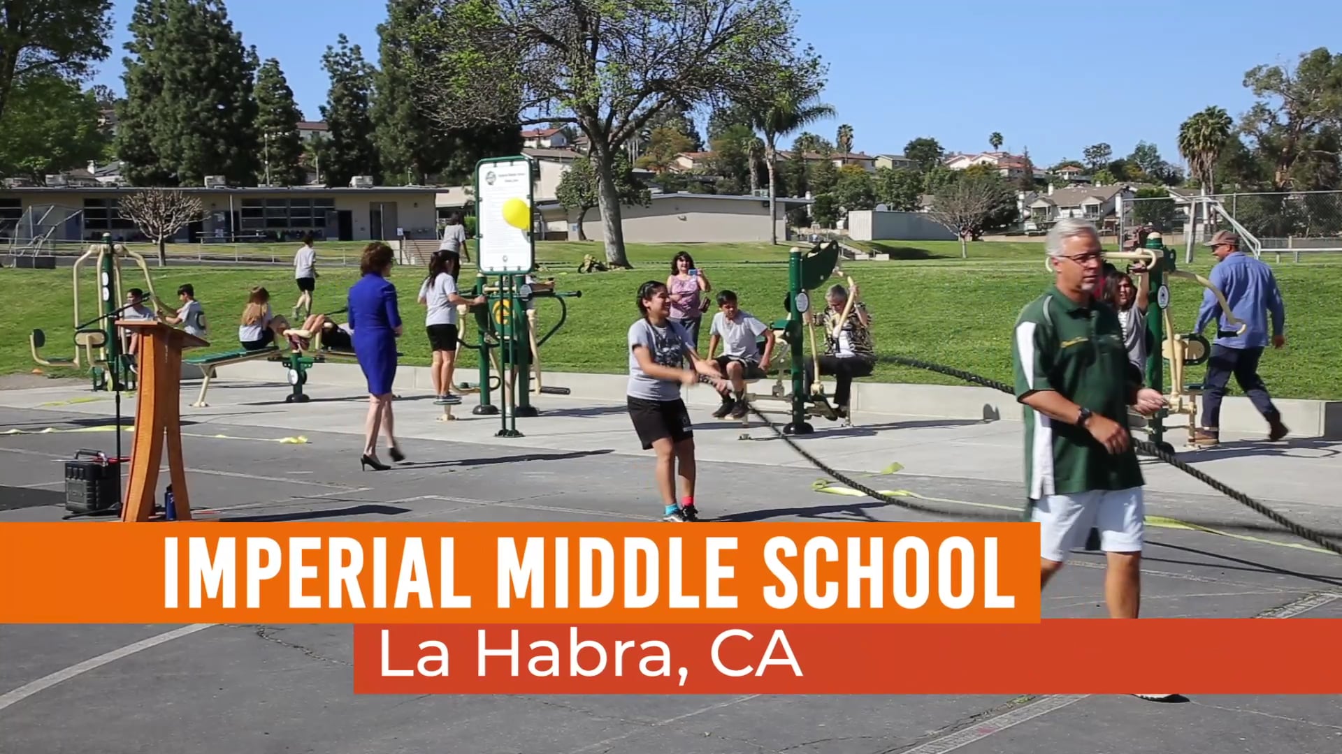 Imperial Middle School | Outdoor Fitness Equipment