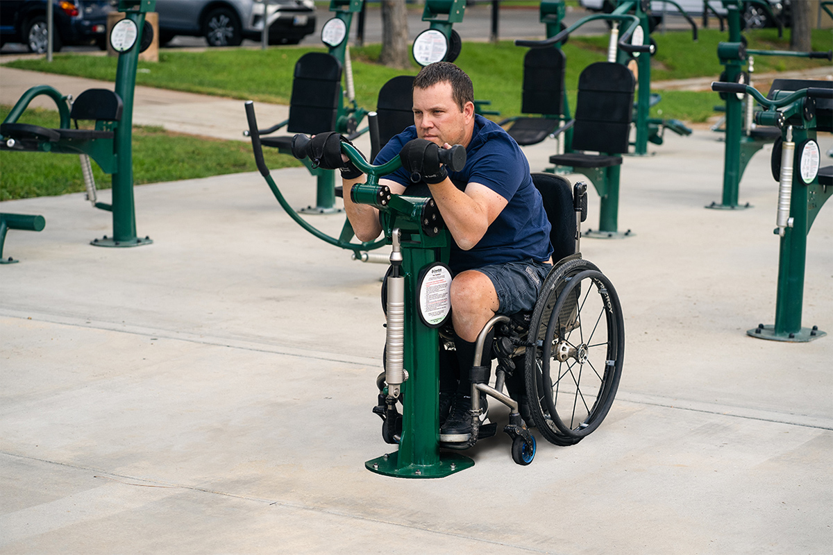 Wheelchair Accessible Plus Package | Inclusive Outdoor Fitness